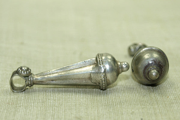 Antique Silver Drop from India | Beadparadise.com